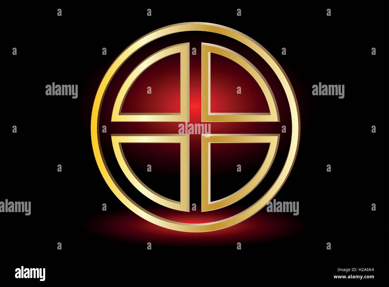 Celtic cross , cross in a circle Stock Vector Image & Art - Alamy