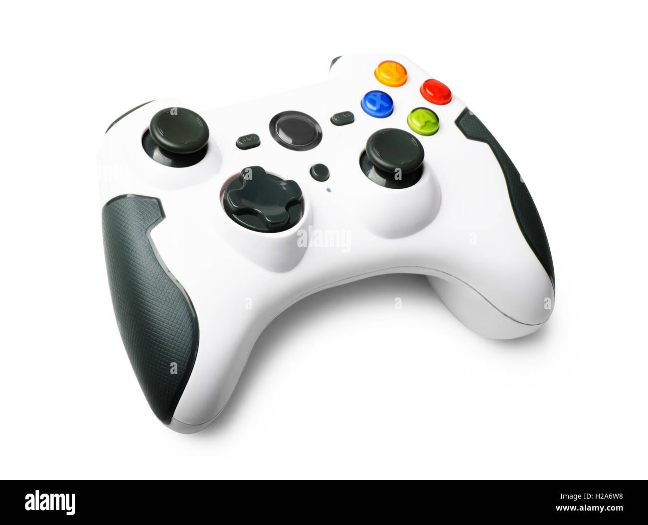 Game controller isolated on a white background Stock Photo - Alamy