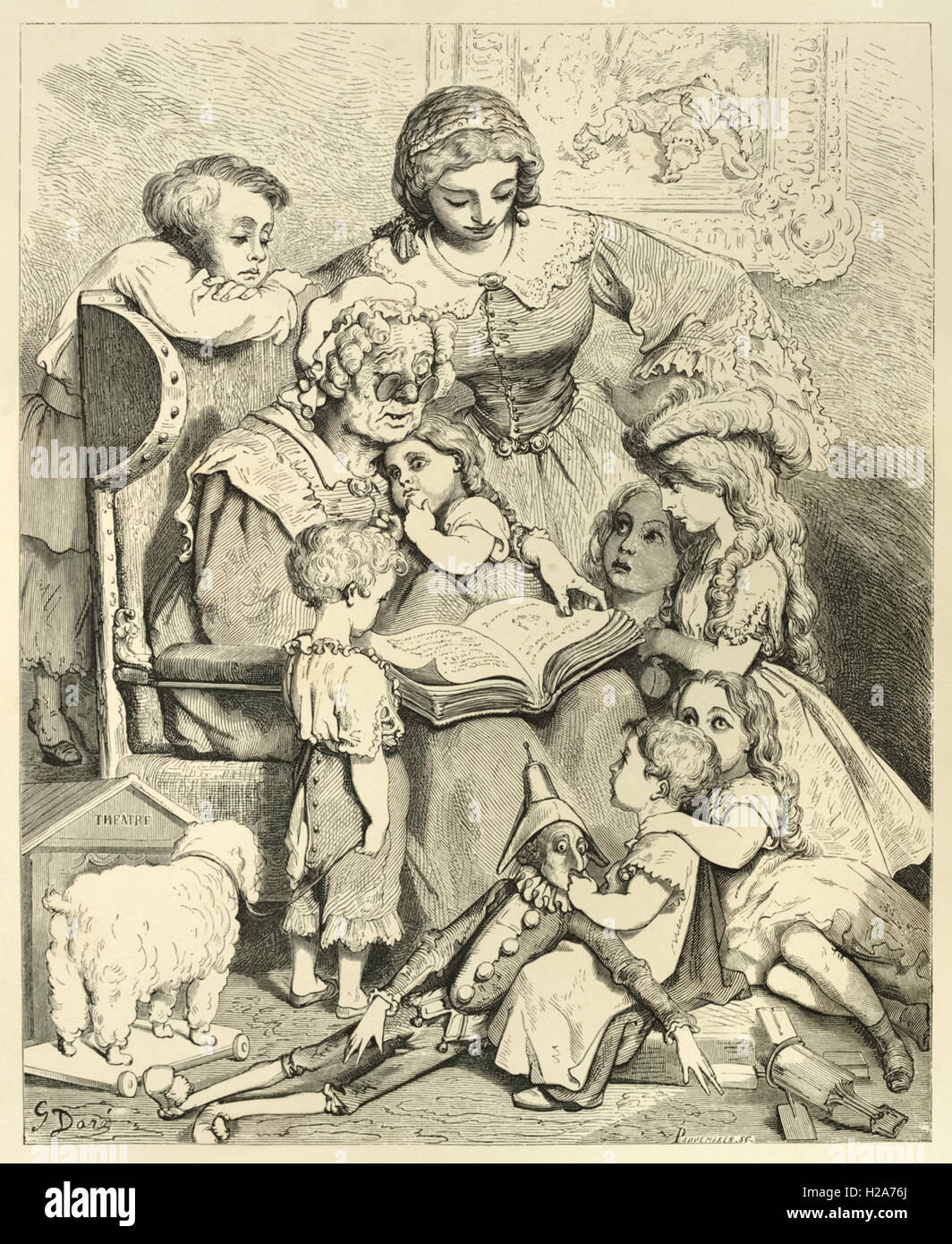 Mother goose illustration hi-res stock photography and images - Alamy