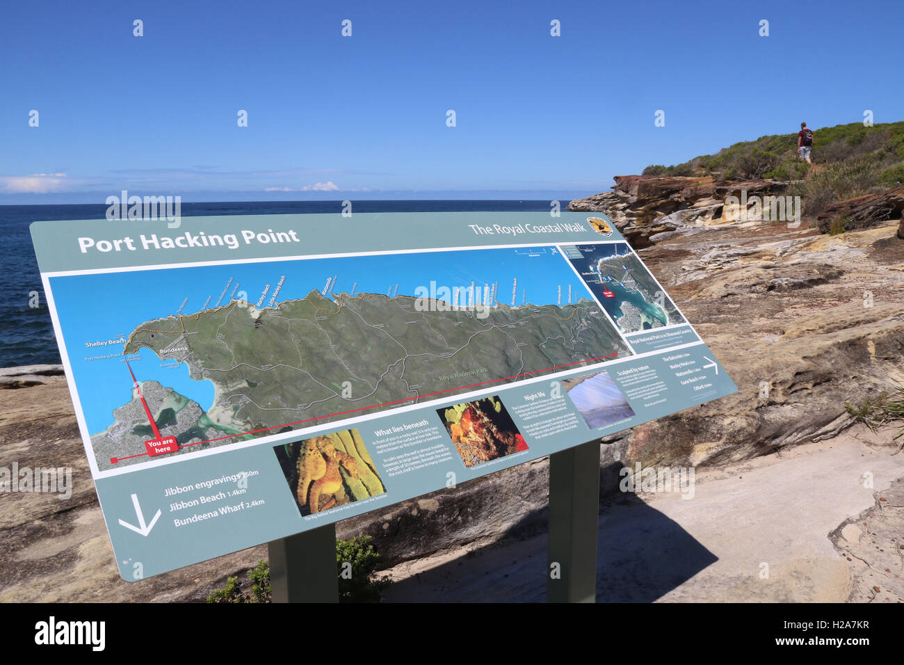 Port Hacking Point. The Royal Coastal Walk Stock Photo - Alamy