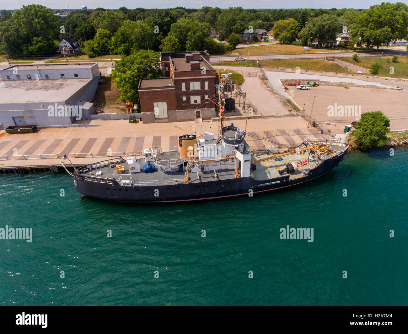 Retired coast guard ship Bramble is now an historic museum on St Clair ...