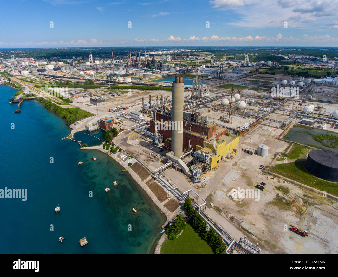 Sarnia Ontarion Canada petrochemical industry in the chemical valley ...