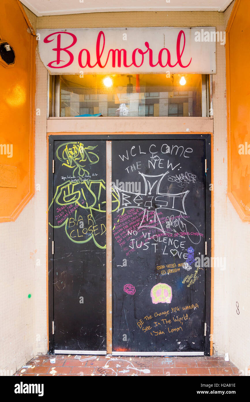 DTES Balmoral Hotel Door, Hastings Street, Downtown East Side ...