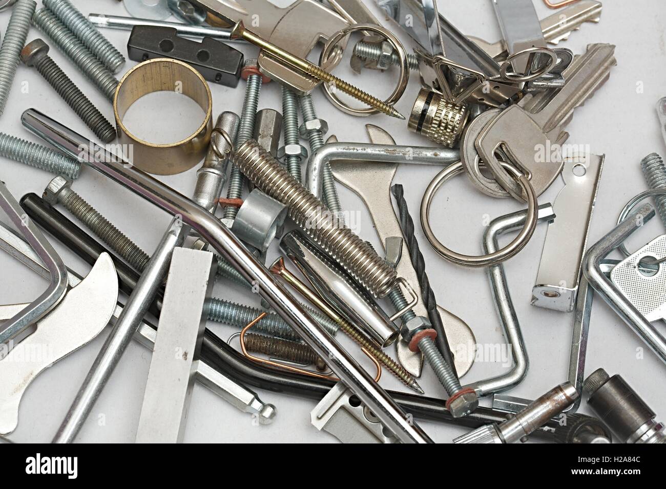 Shiny metal objects Stock Photo - Alamy