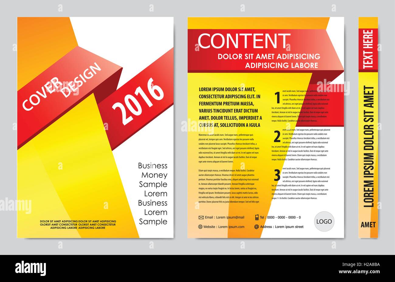 book cover presentation abstract design background report Stock Vector ...