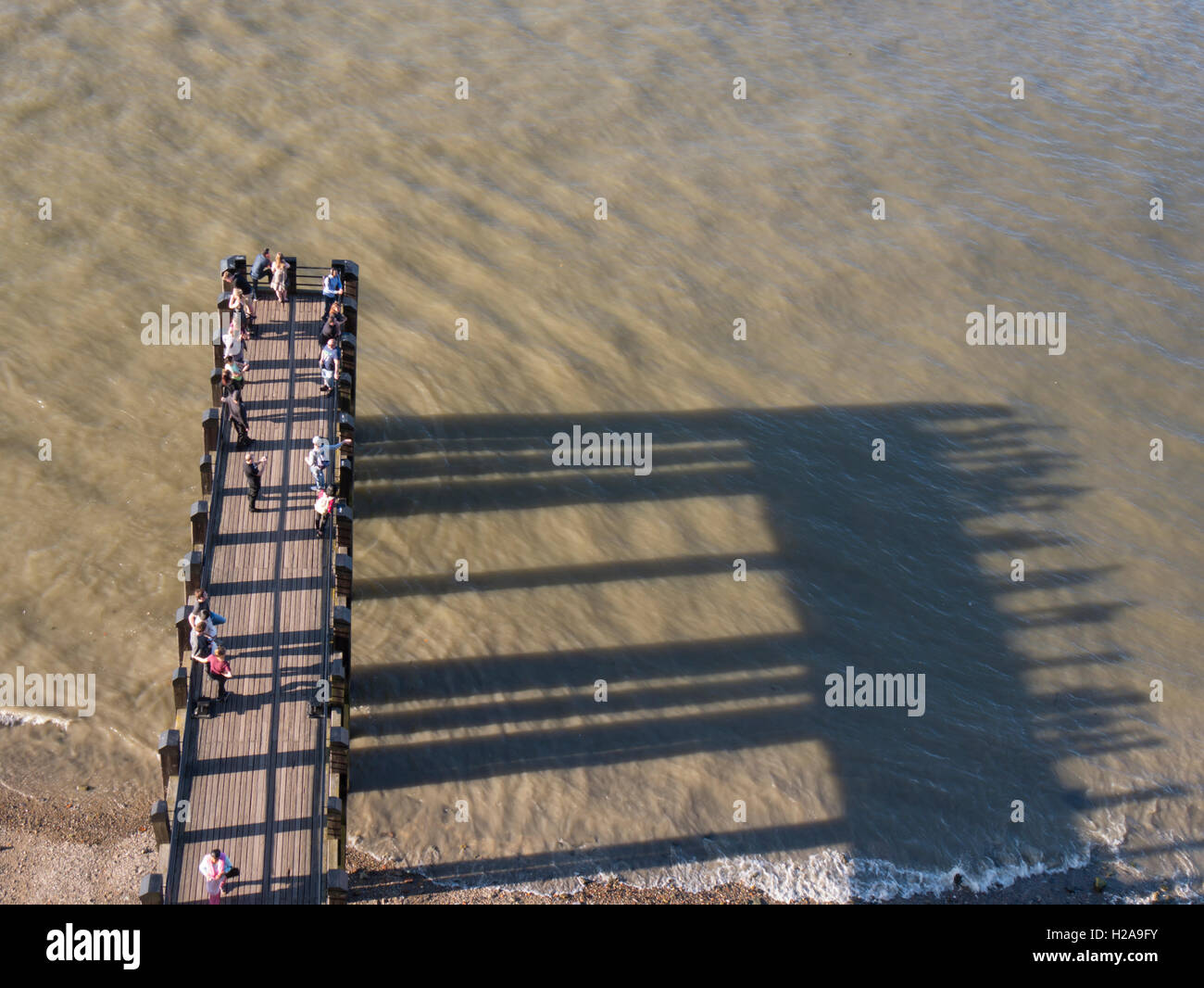 europe, UK, England, London, jetty in thames Stock Photo - Alamy