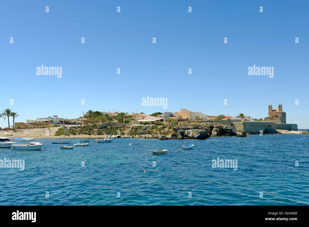 TABARCA ISLAND OFF THE ALICANTE COAST SPAIN Stock Photo - Alamy