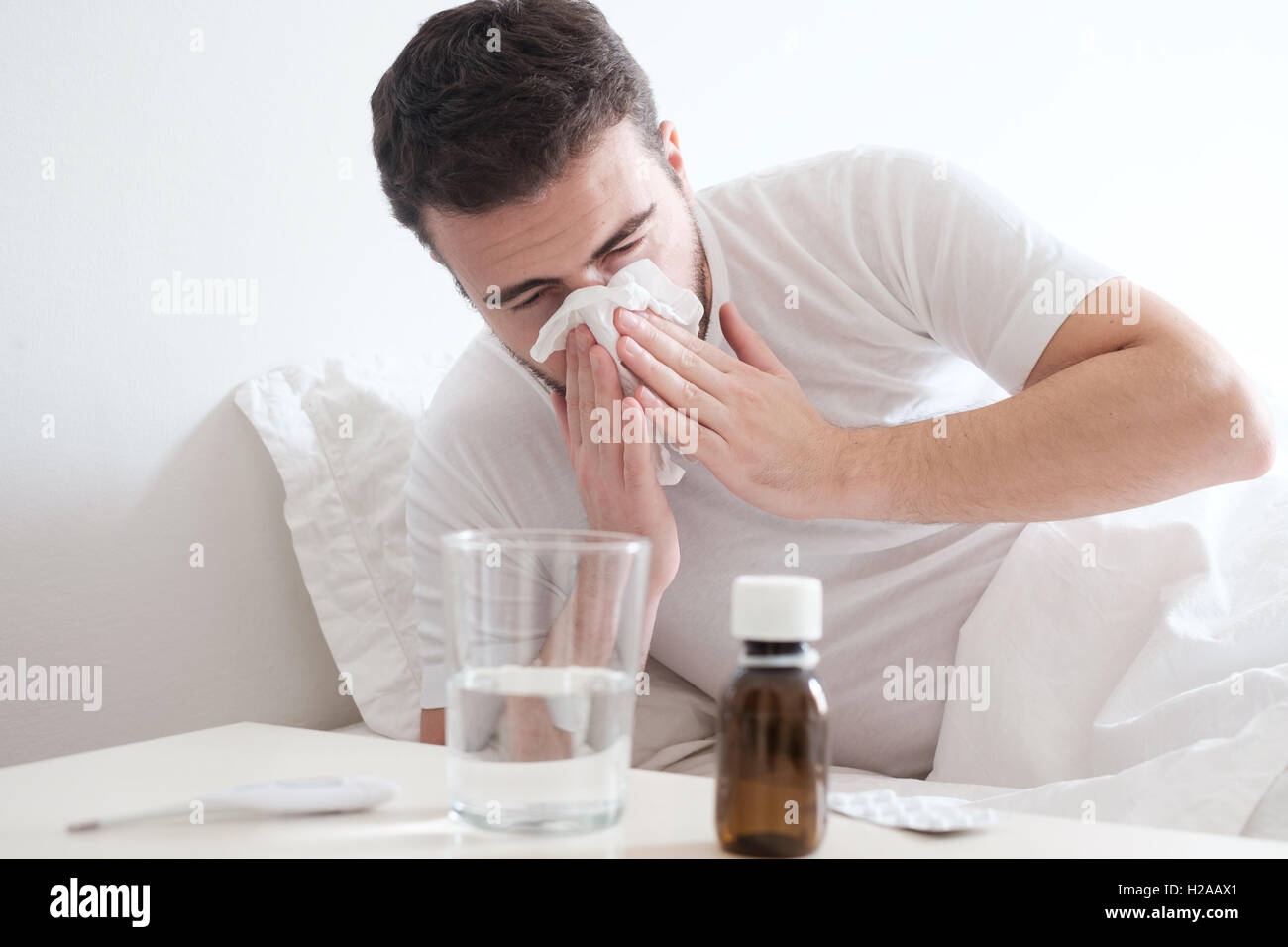 Man cold nose hi-res stock photography and images - Alamy