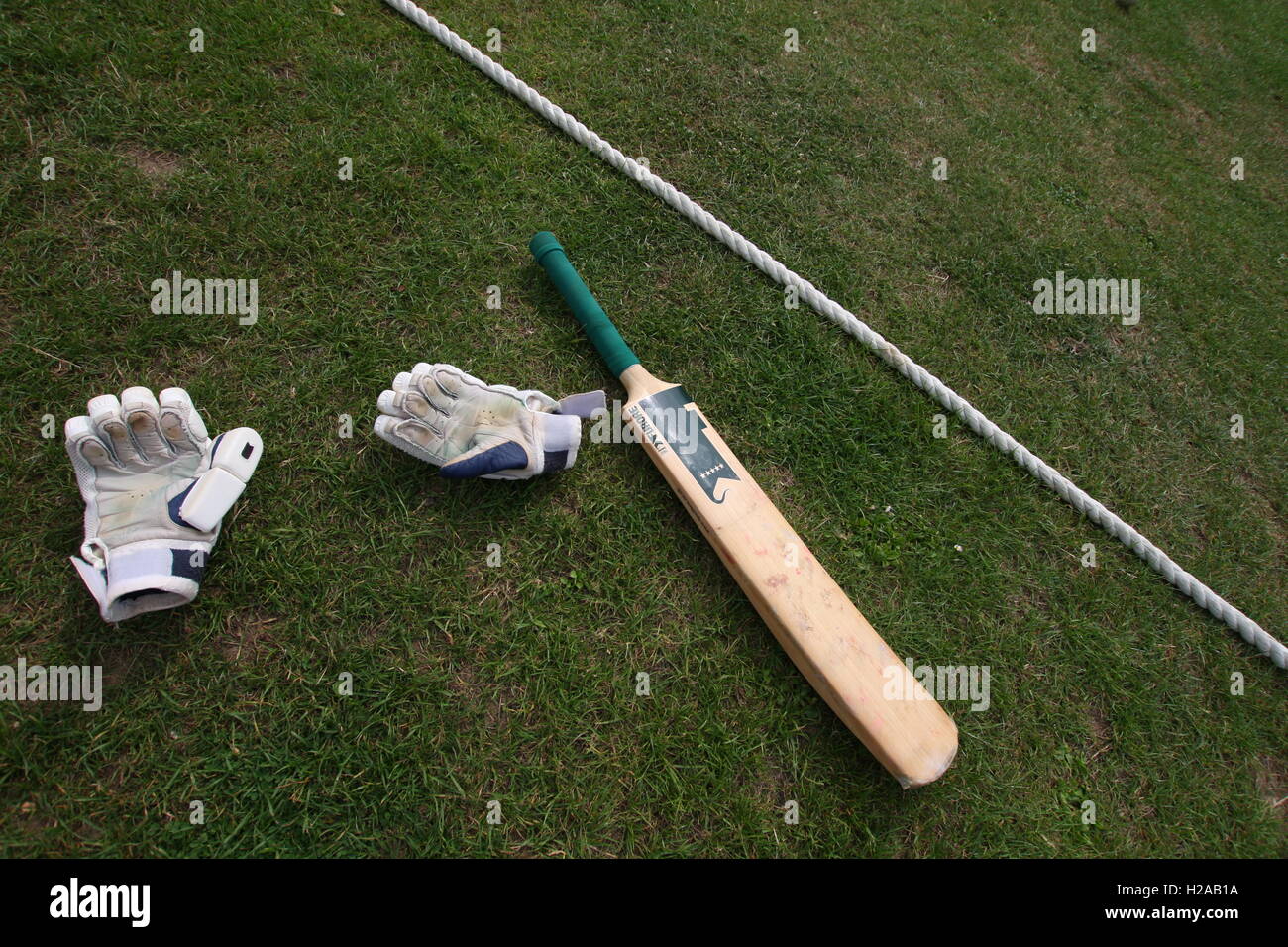 Cricket boundary rope hi-res stock photography and images - Alamy