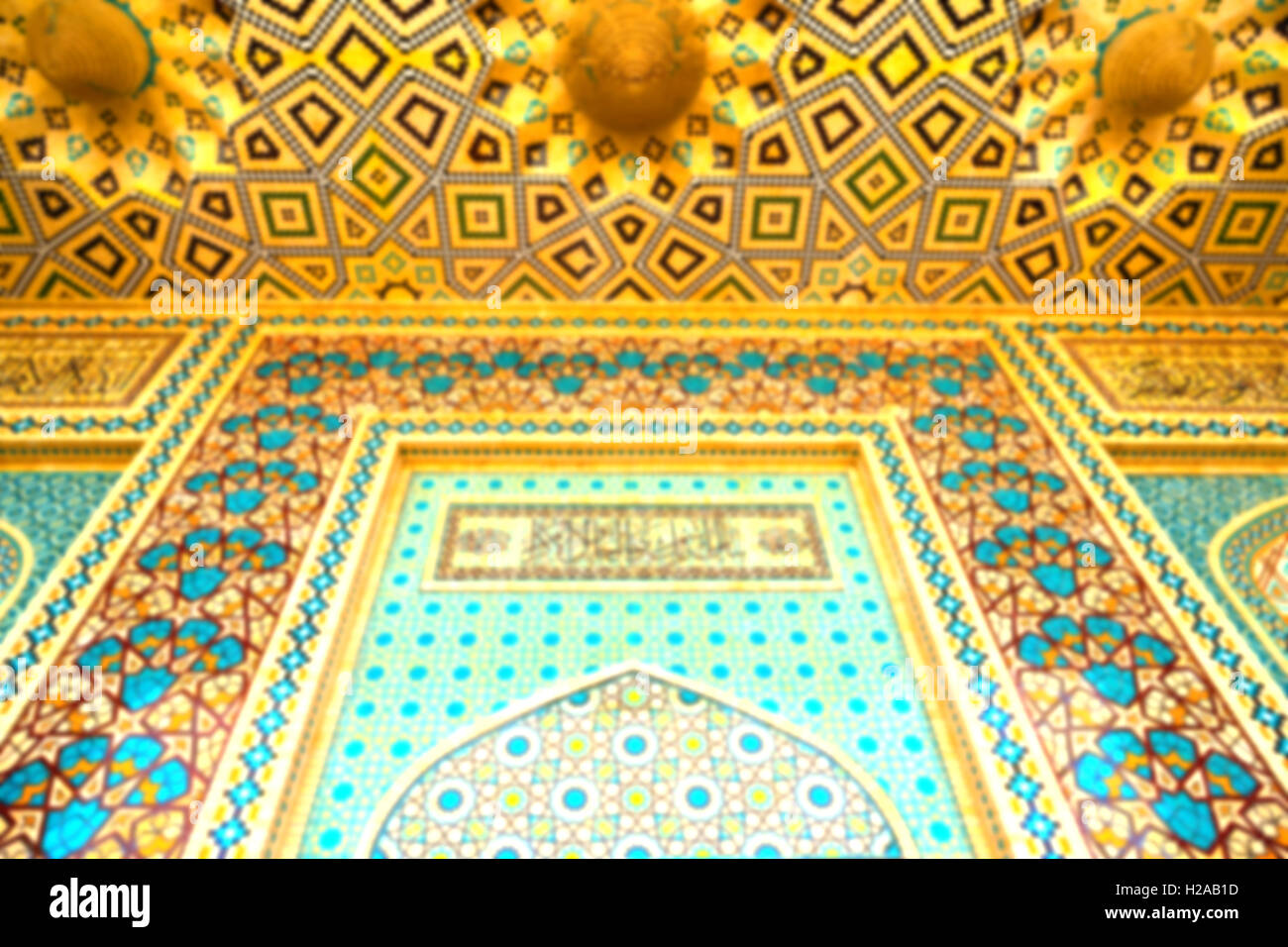 blur in iran abstract texture of the religion architecture mosque roof ...