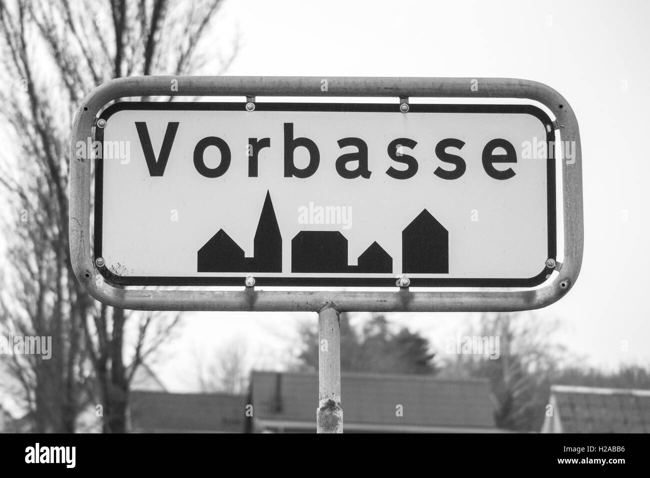 Sign pointer board in Black and White Stock Photos & Images - Alamy