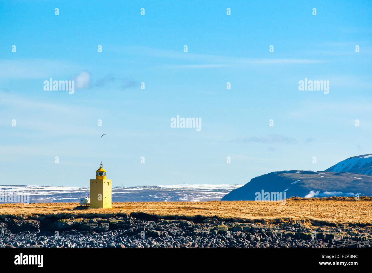 Iceland outdoors lighthouse yellow hi-res stock photography and images ...