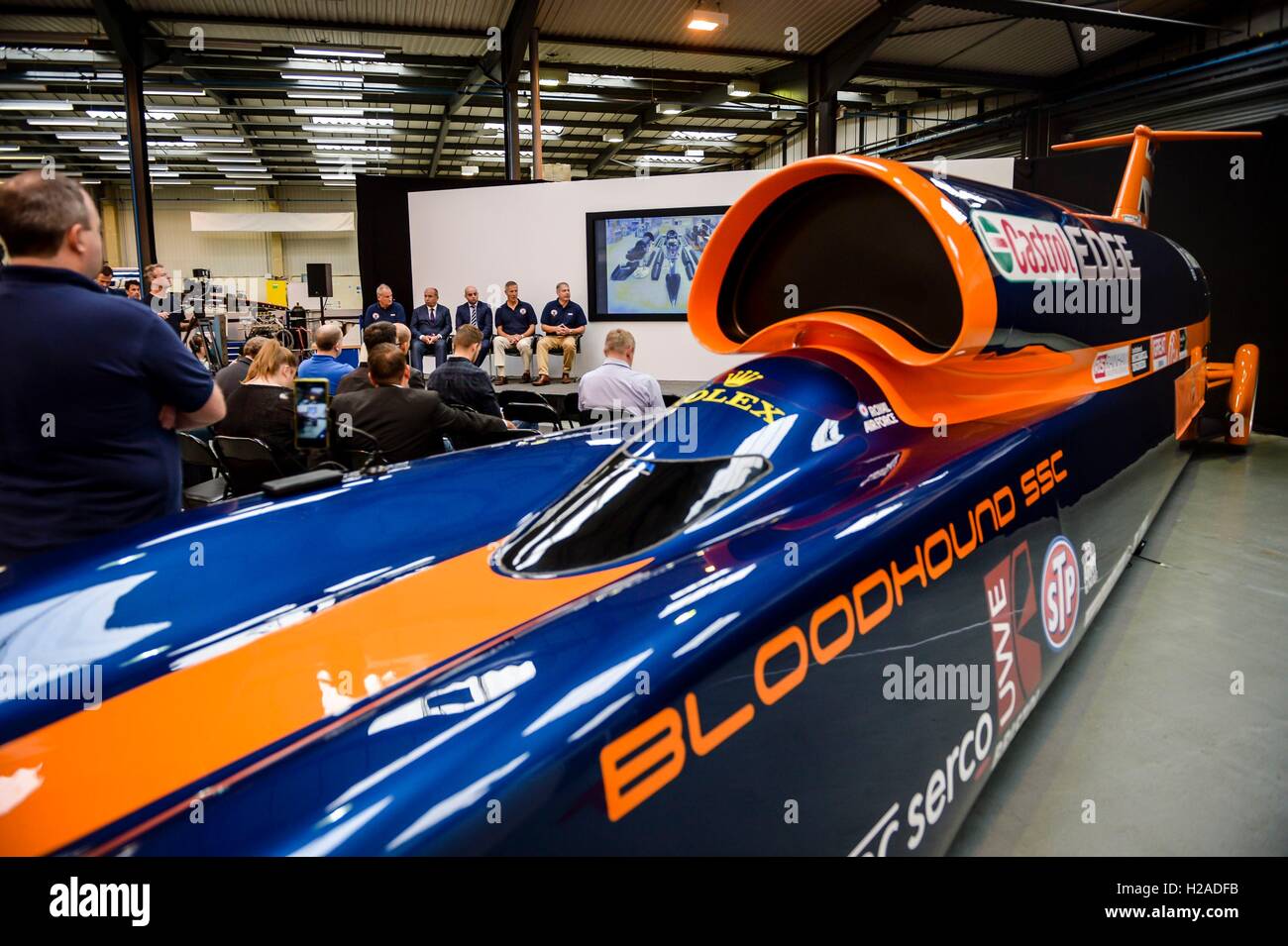 Executives and project engineers during the announcement that ...