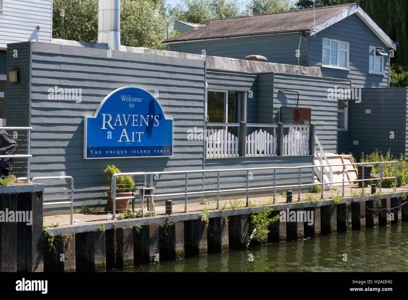 The Raven's Ait at Kingston upon Thames London Stock Photo - Alamy