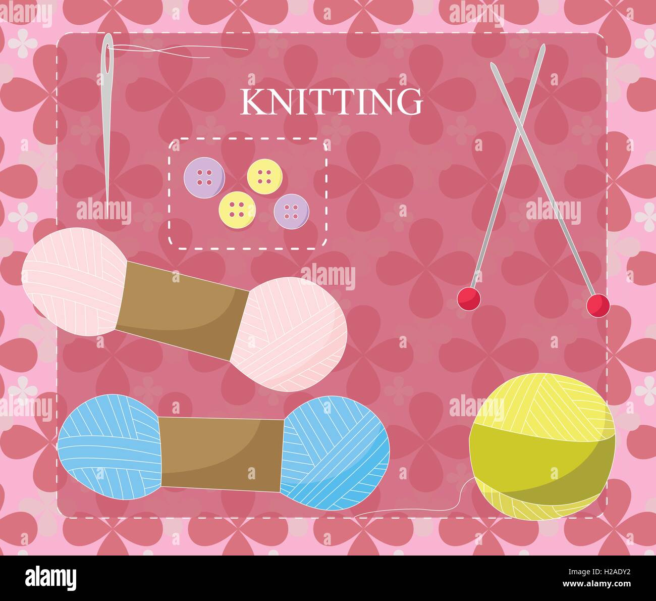 Knitting equipment icon Stock Vector Image & Art - Alamy