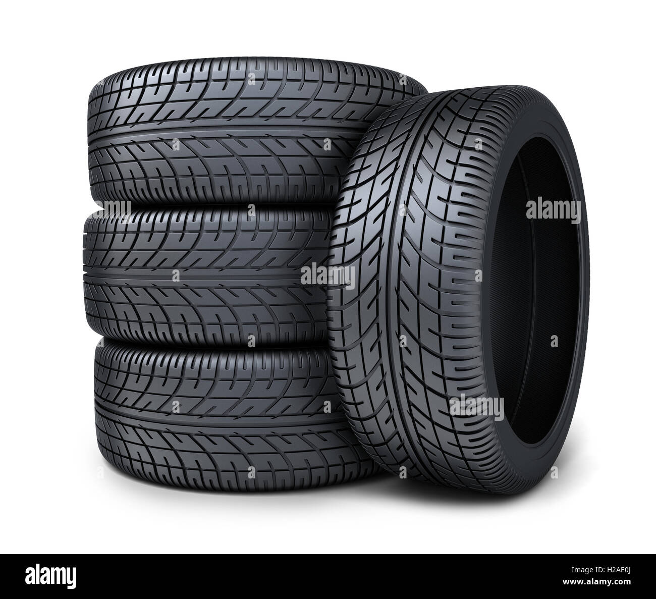 Car tire icon in Cut Out Stock Images & Pictures - Alamy