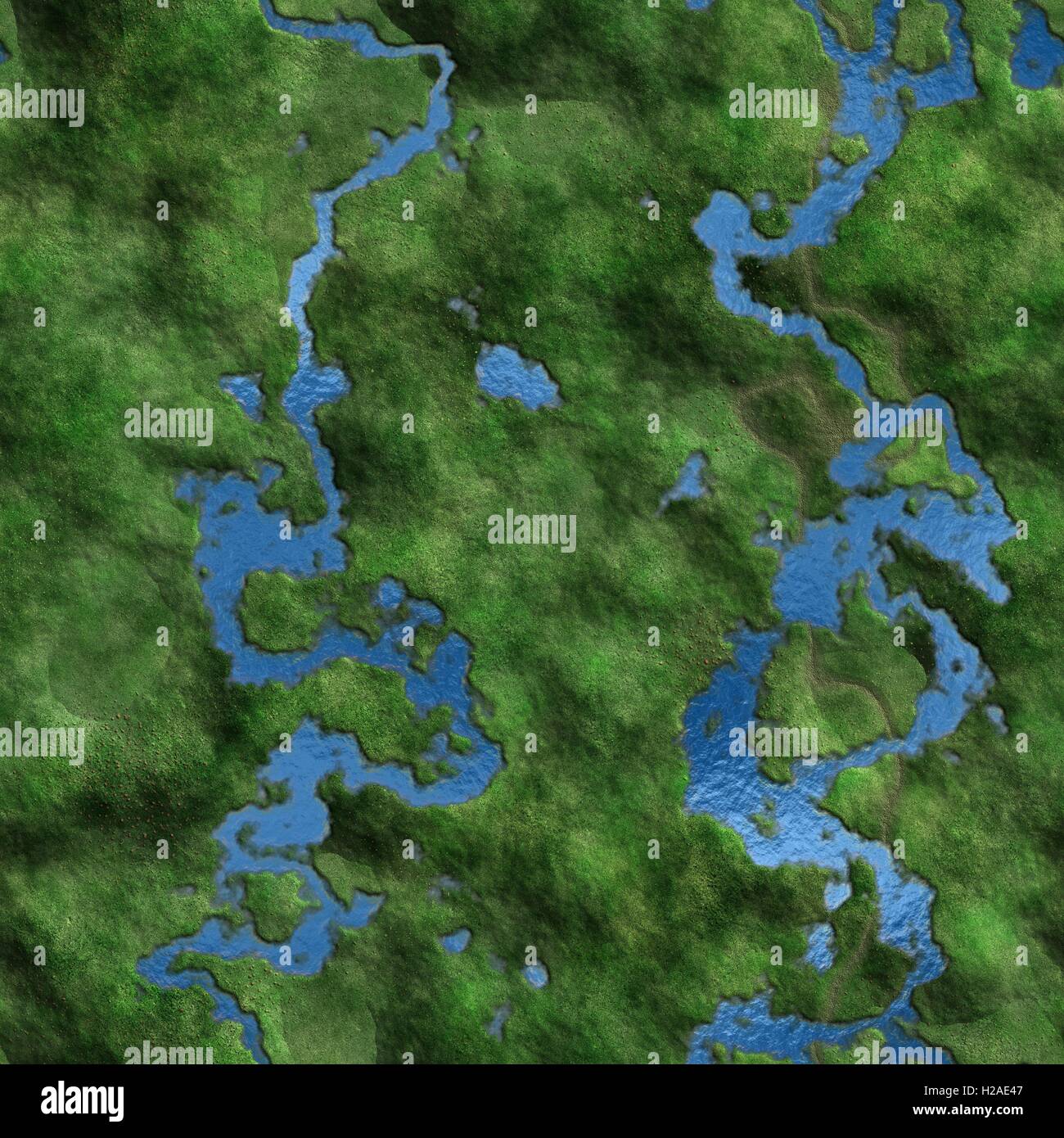 Seamless green terrain background hi-res stock photography and images ...