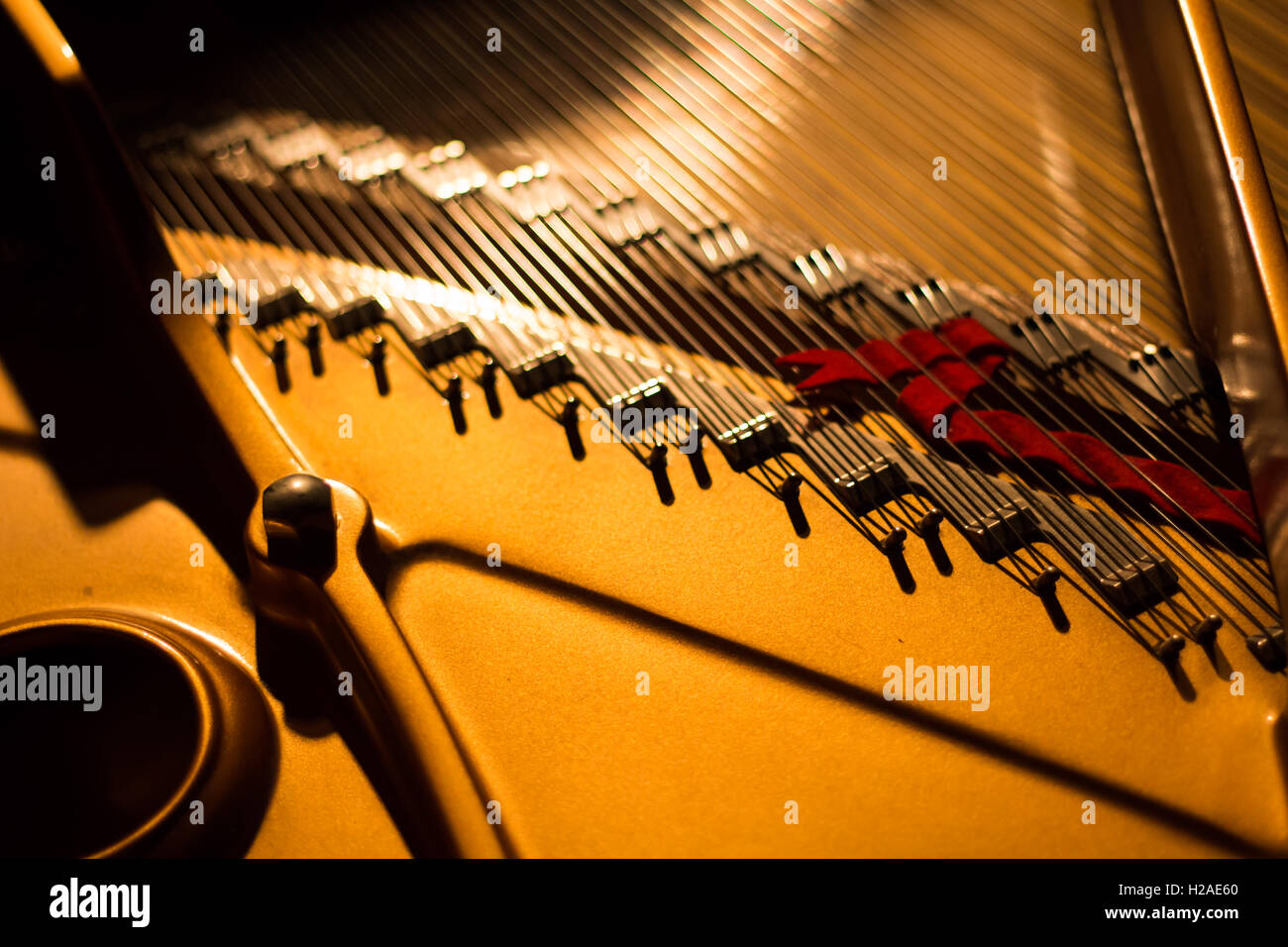 Grand Piano Strings Wallpaper