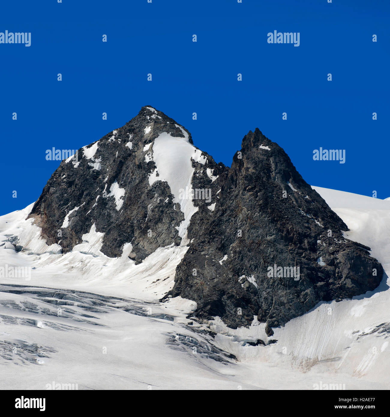 Le Vedette, Rutor glacier, la Thuile valley, Alps, Valle d'Aosta, Italy ...