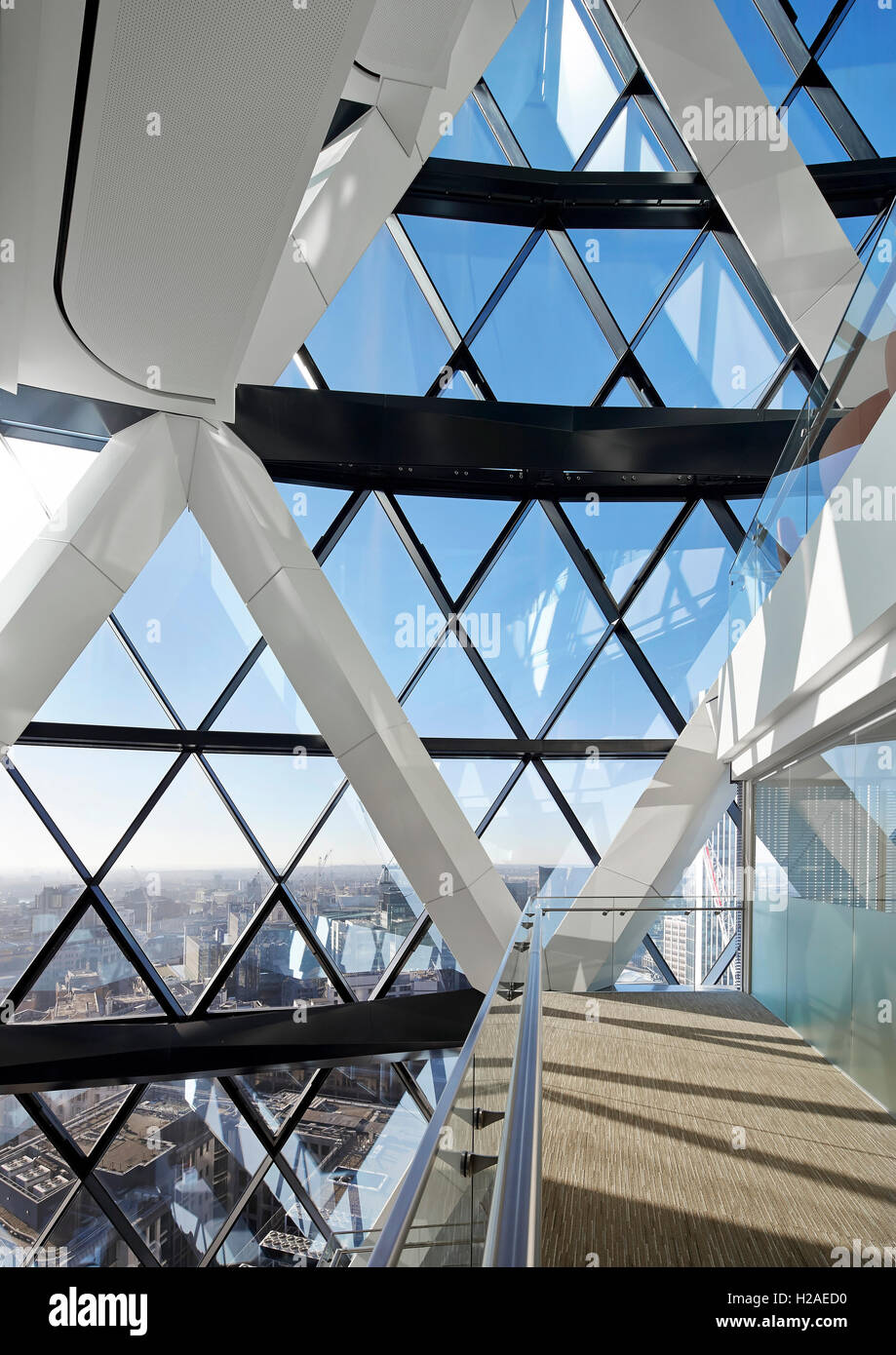 Gherkin building interior hi-res stock photography and images - Alamy