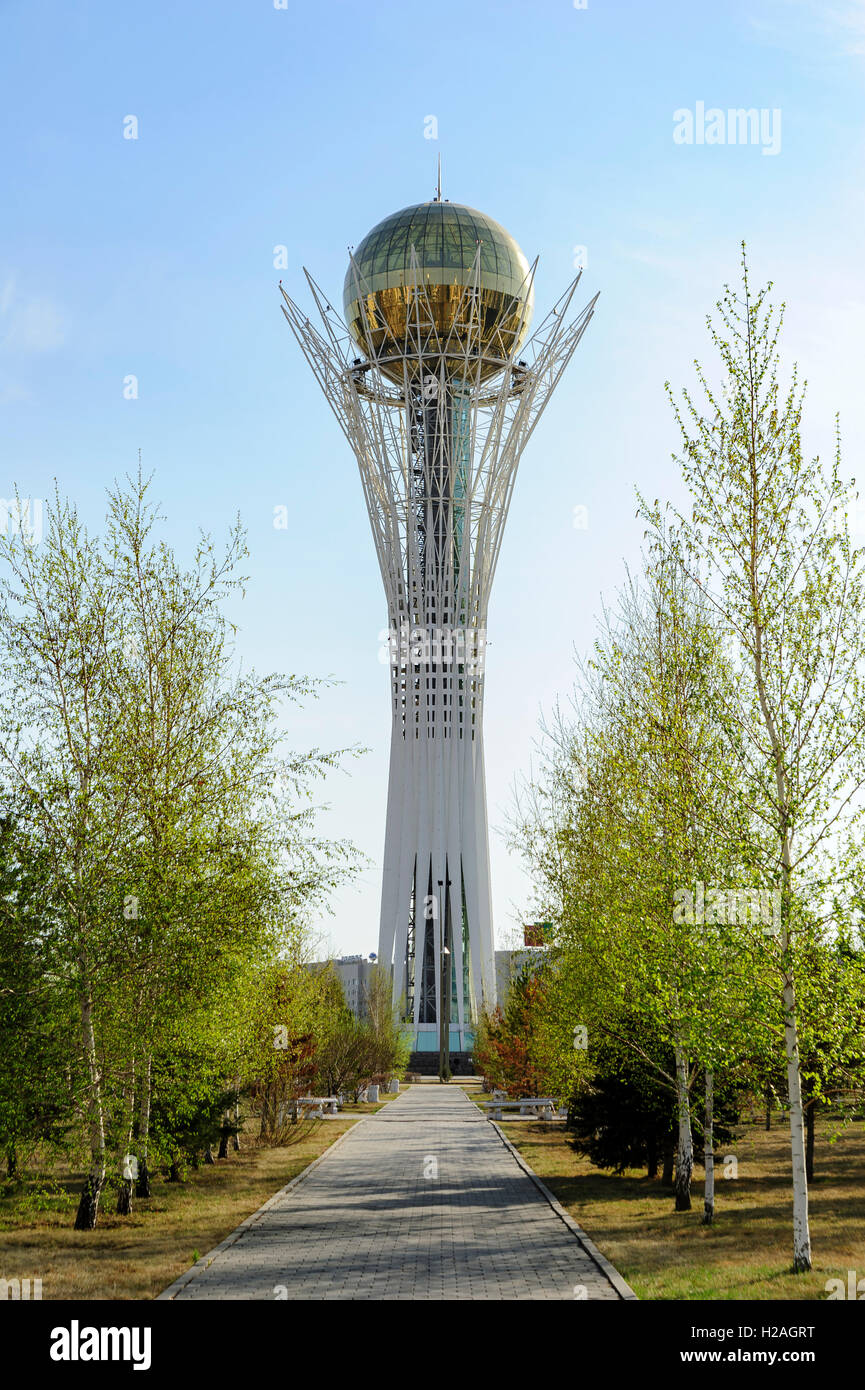 Bayterek, monument and observation tower, Astana, the capital of ...