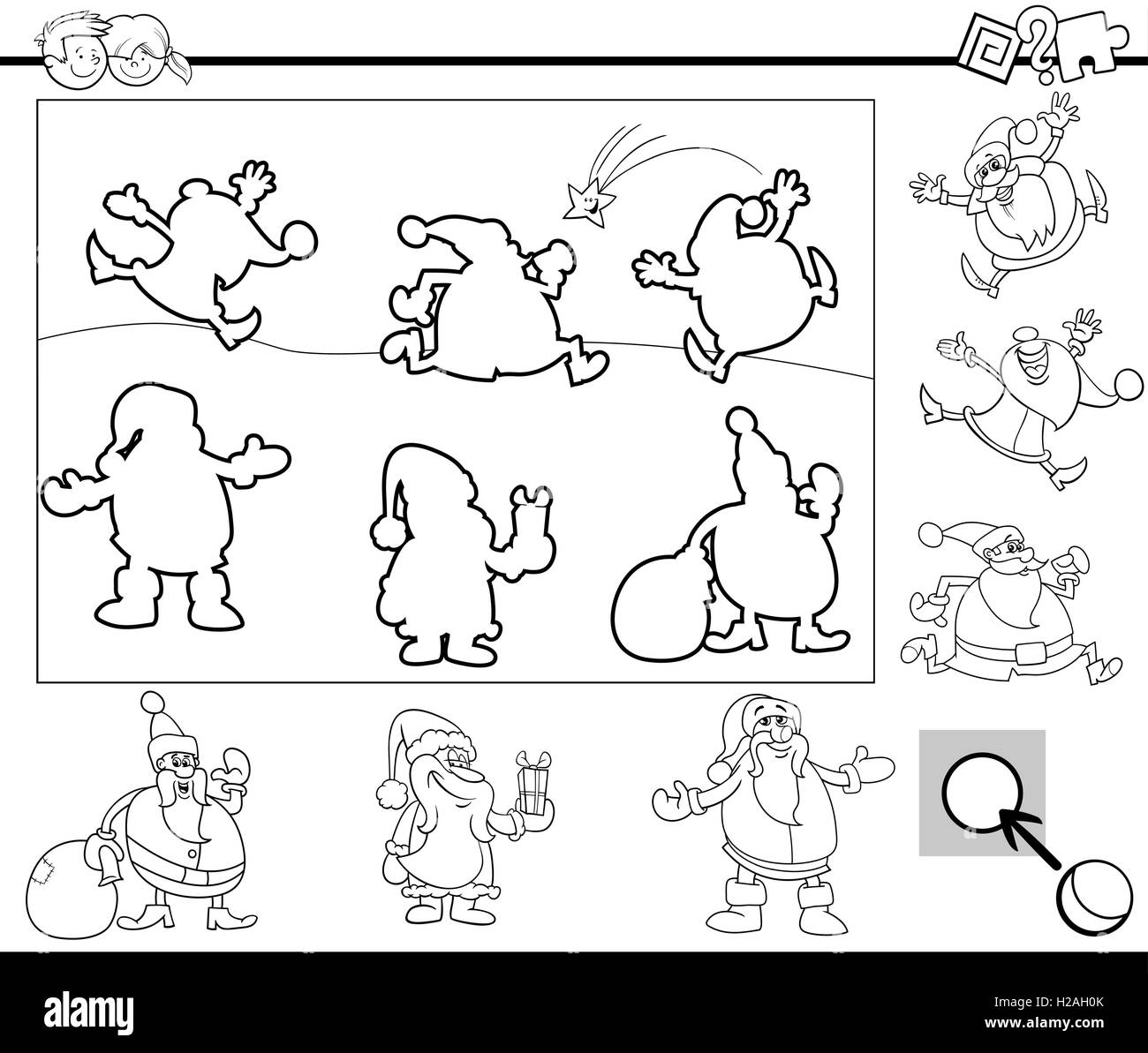 Activity task coloring page hi-res stock photography and images - Alamy