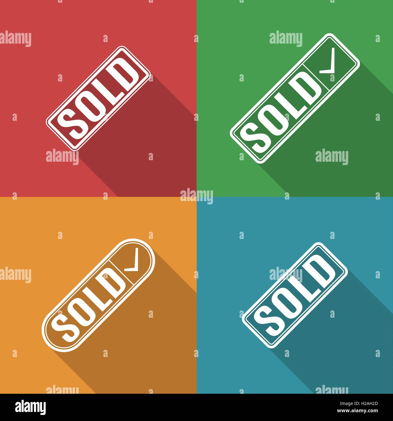 Sold icons hi-res stock photography and images - Alamy