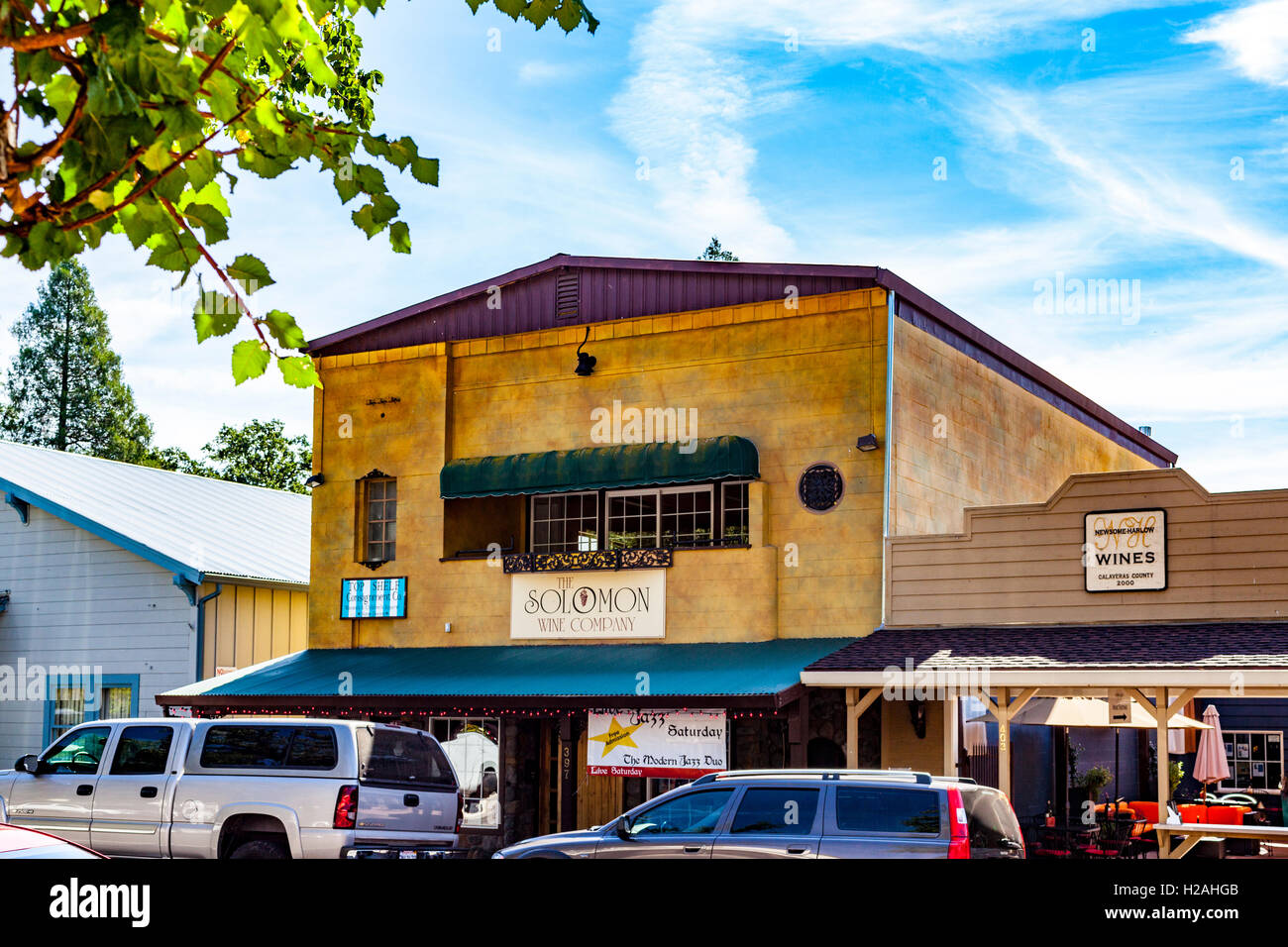 Downtown Historic Murphy's California Stock Photo - Alamy