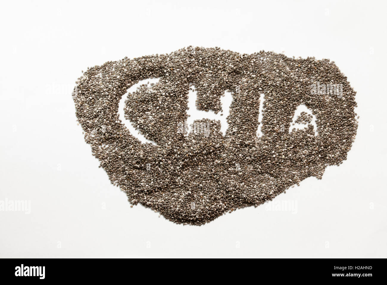 The word "CHIA" written in pile of chia seeds Stock Photo - Alamy