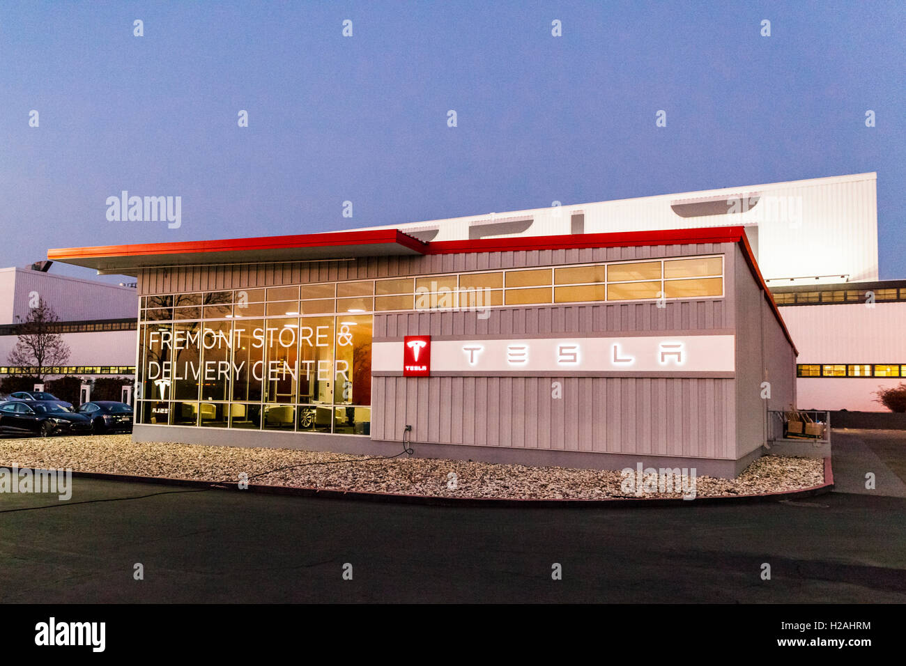 The Tesla Factory in Fremont California USA Stock Photo - Alamy