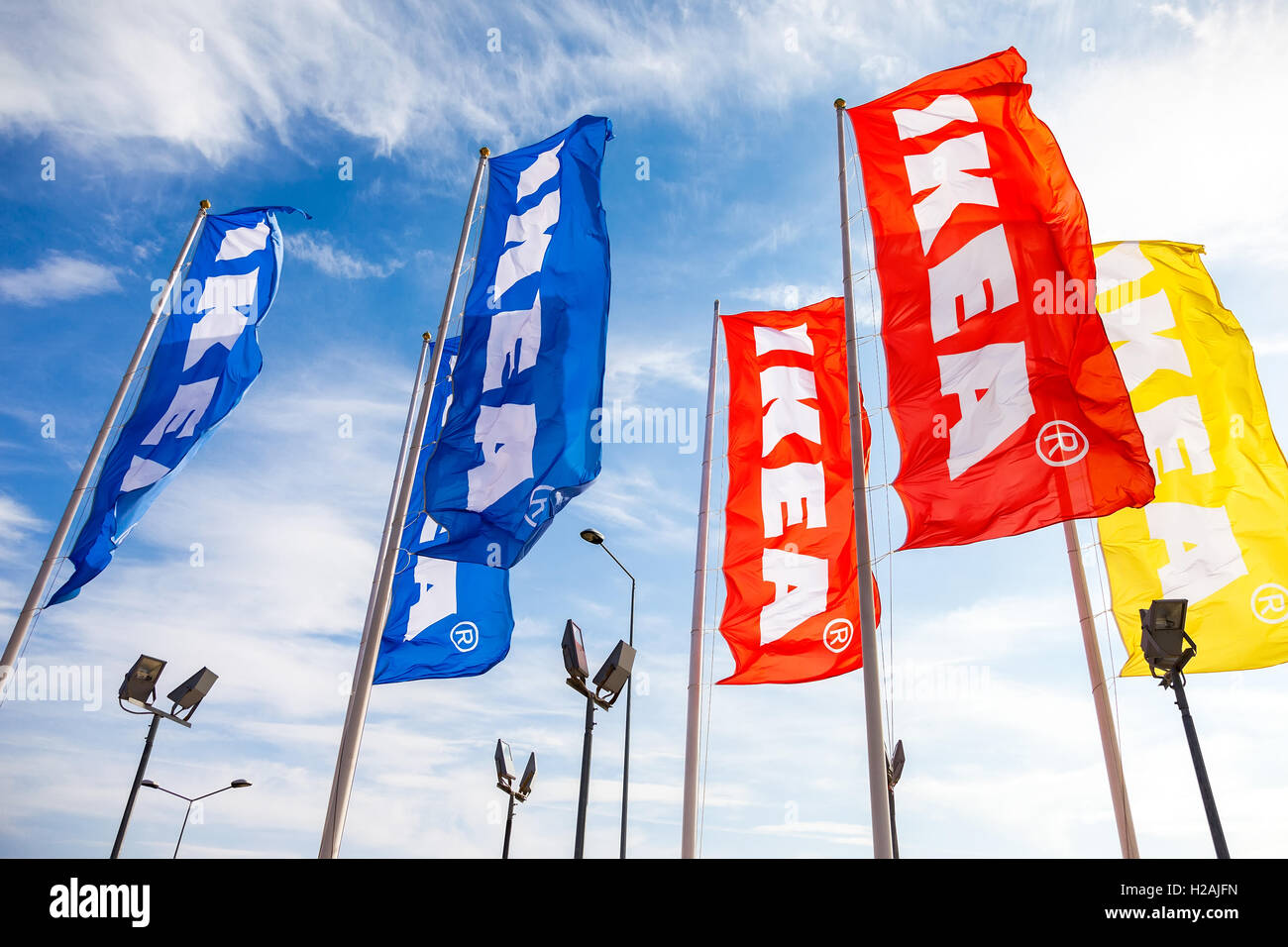 Ikea flags hi-res stock photography and images - Alamy