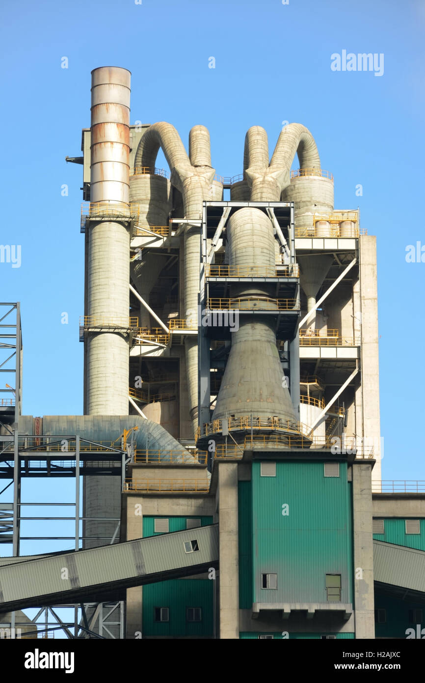 Cement plant, factory Stock Photo - Alamy