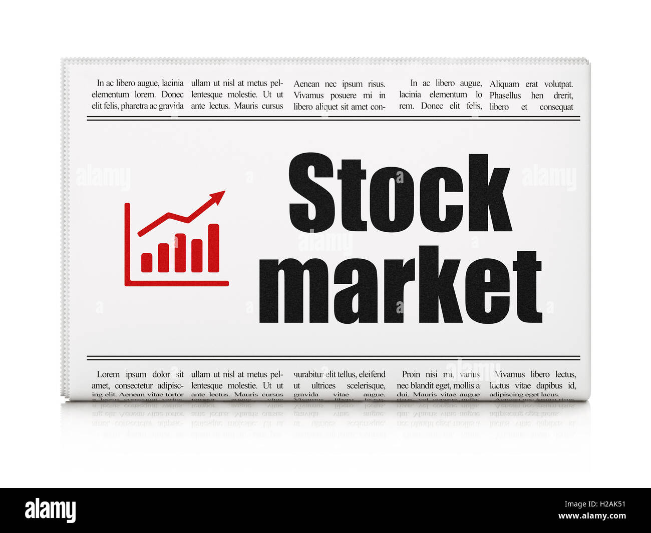 Stock market newspaper Cut Out Stock Images & Pictures - Alamy