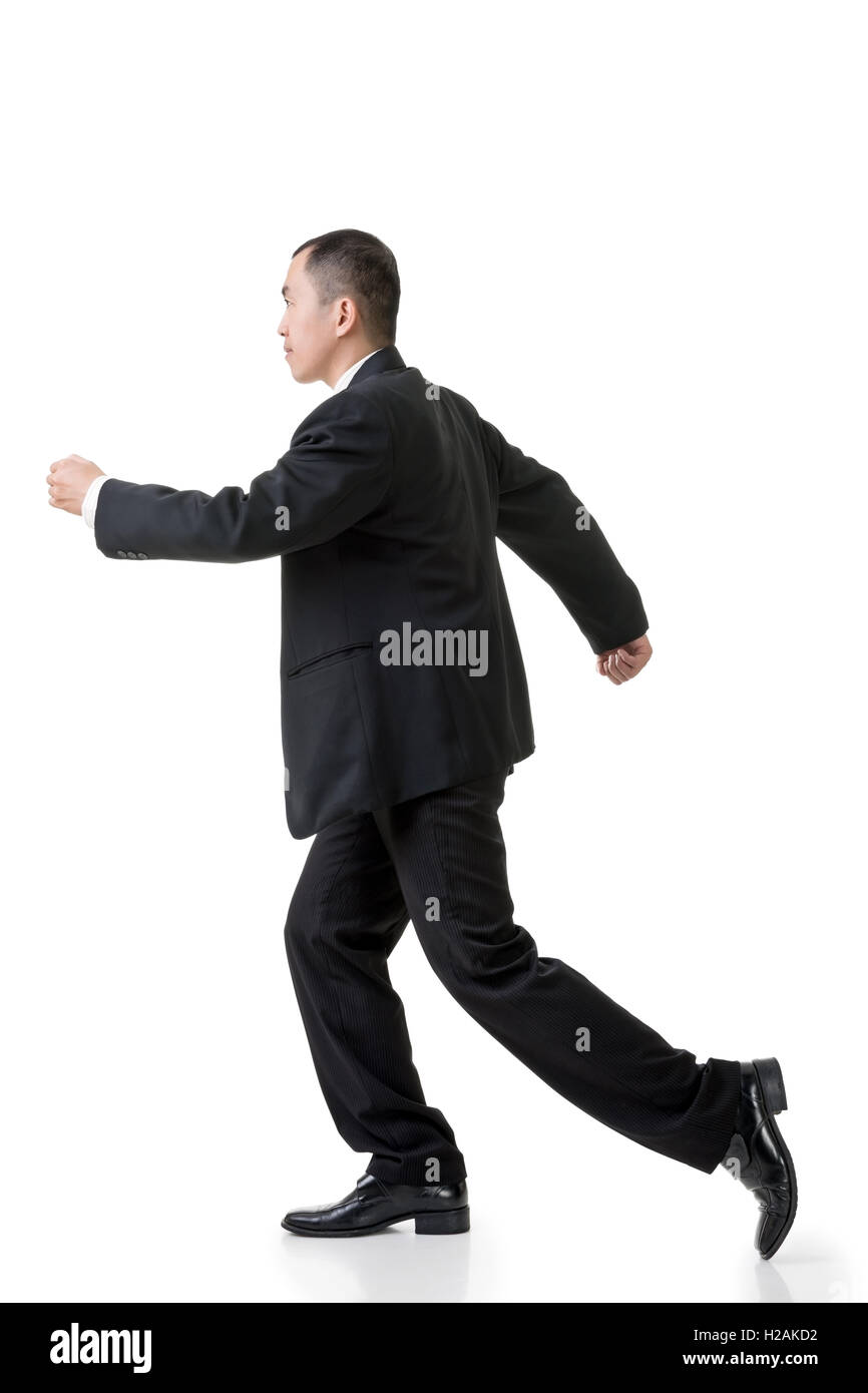 business man running Stock Photo - Alamy