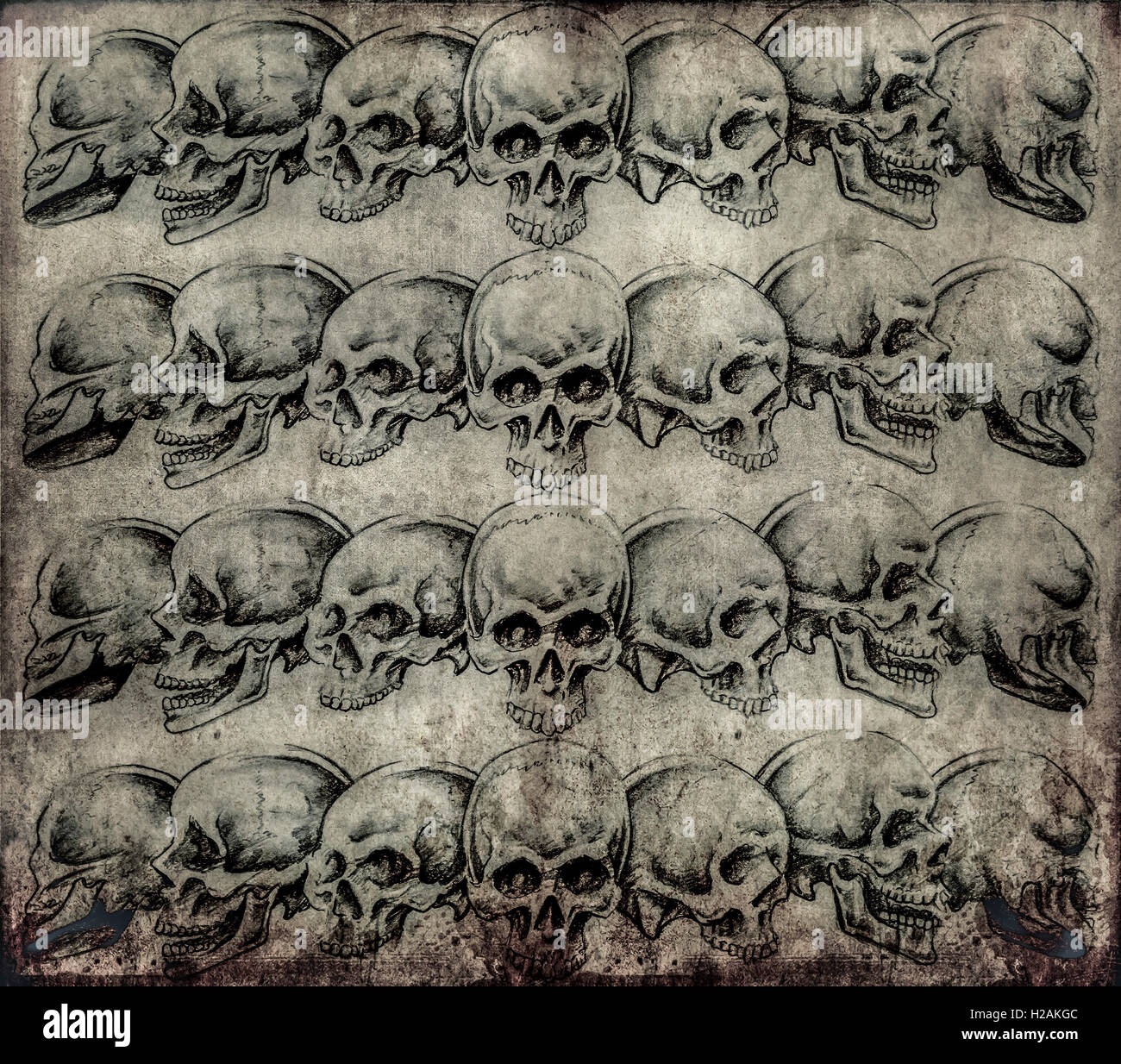 Tattoo art, skulls Stock Photo - Alamy