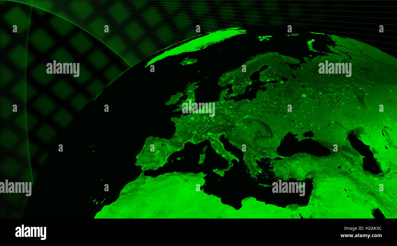 Europe technology concept Stock Photo - Alamy