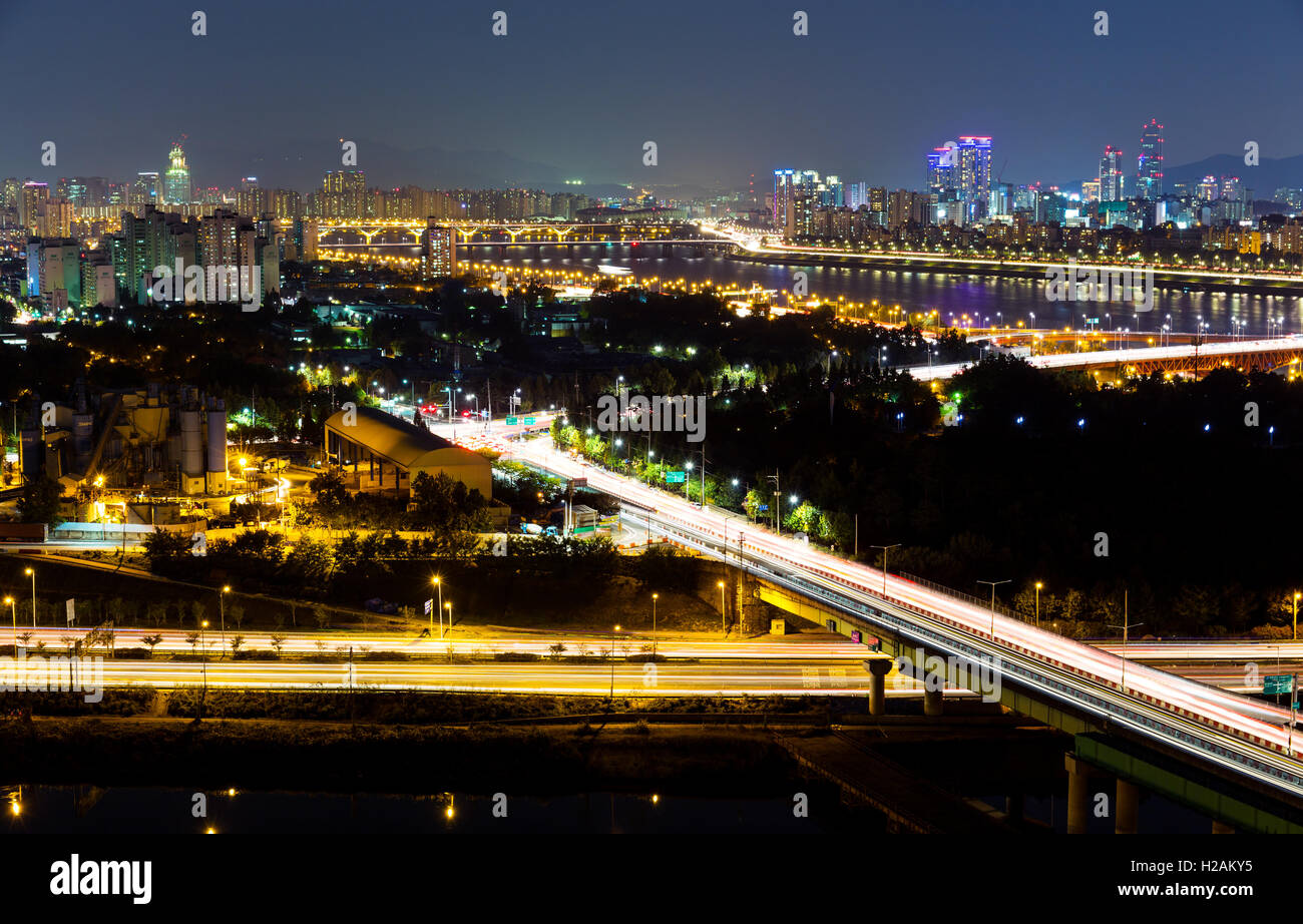 Highway in Seoul Stock Photo - Alamy
