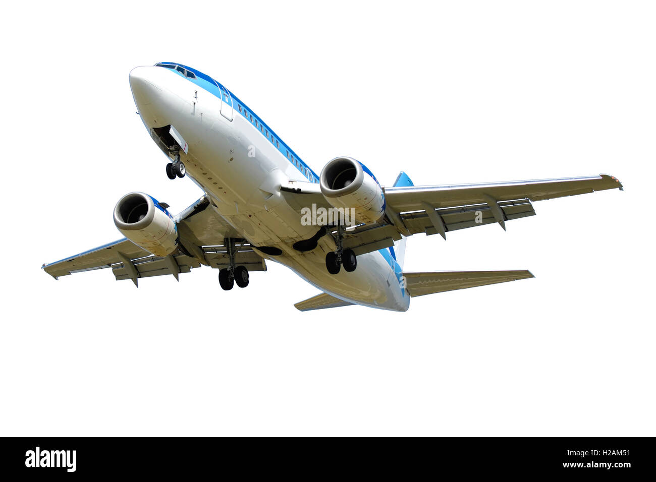 Plane isolated on a white background Stock Photo - Alamy