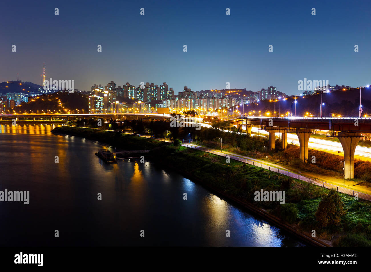Han river in Seoul Stock Photo - Alamy