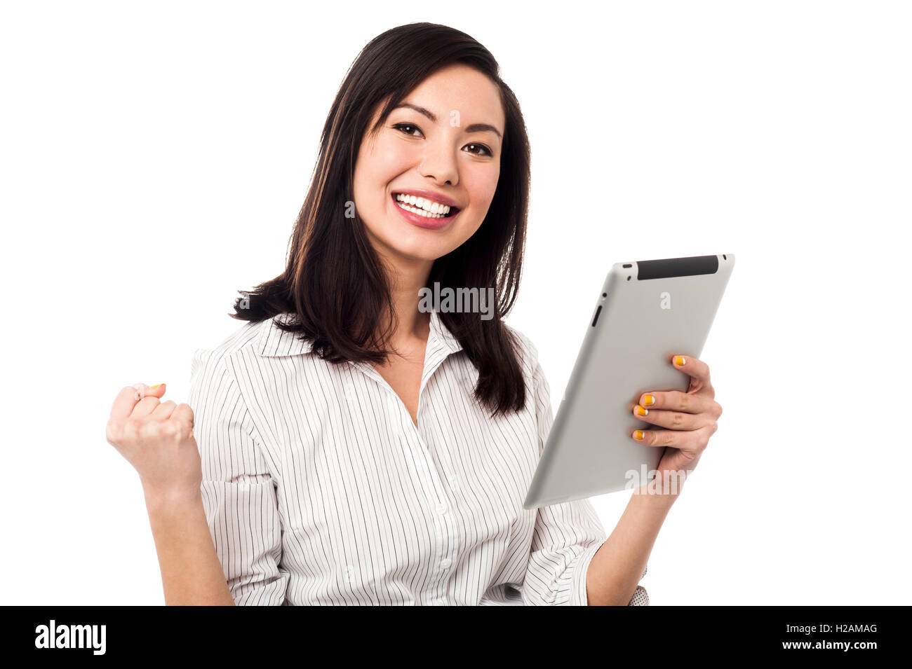 Yes, I won the game. Yippee! Stock Photo - Alamy
