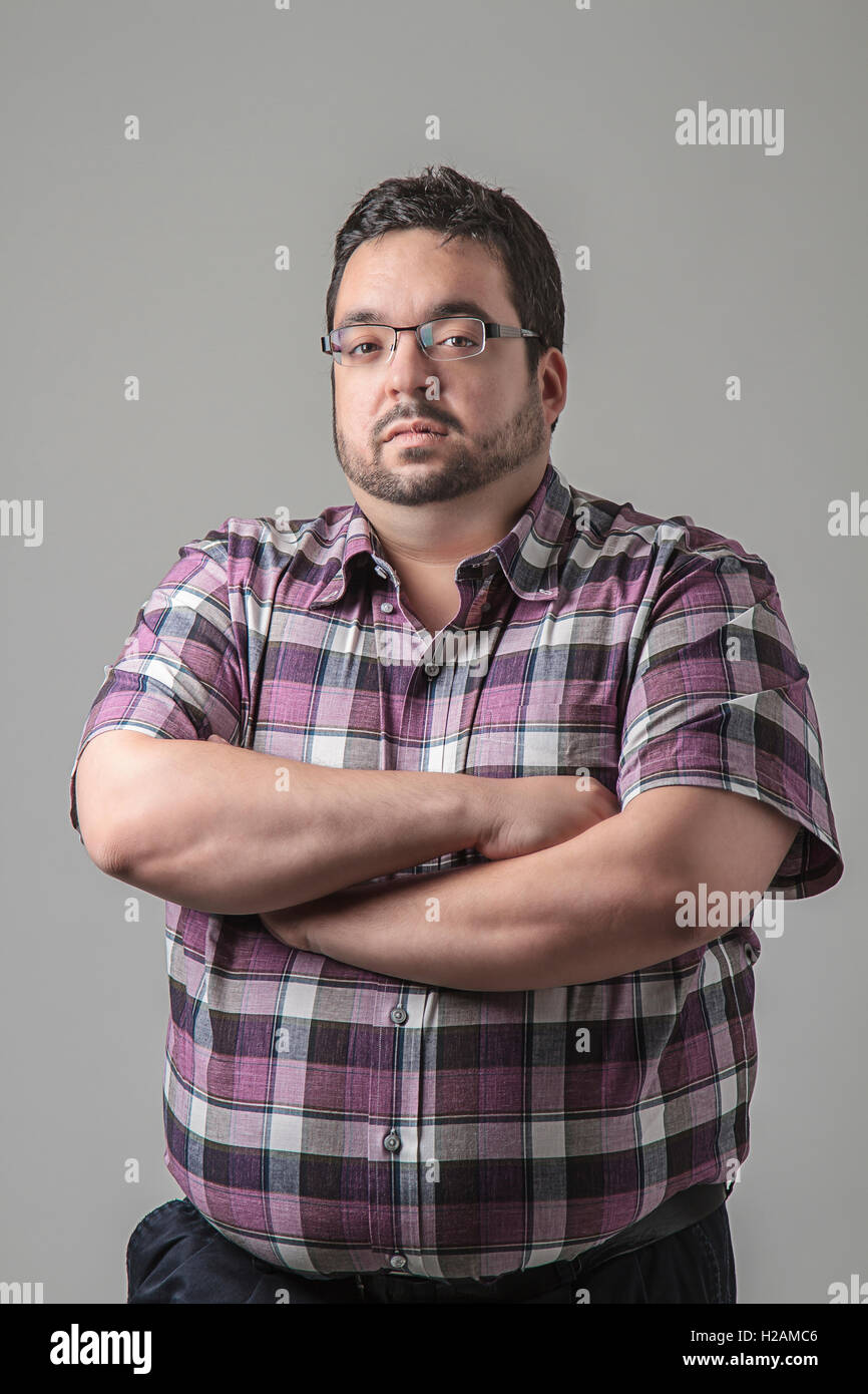 Fat angry guy hi-res stock photography and images - Alamy