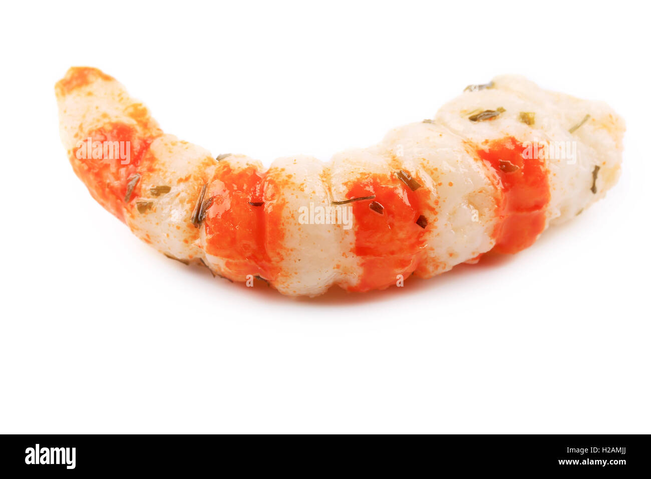 Cooked unshelled tiger shrimp Stock Photo - Alamy