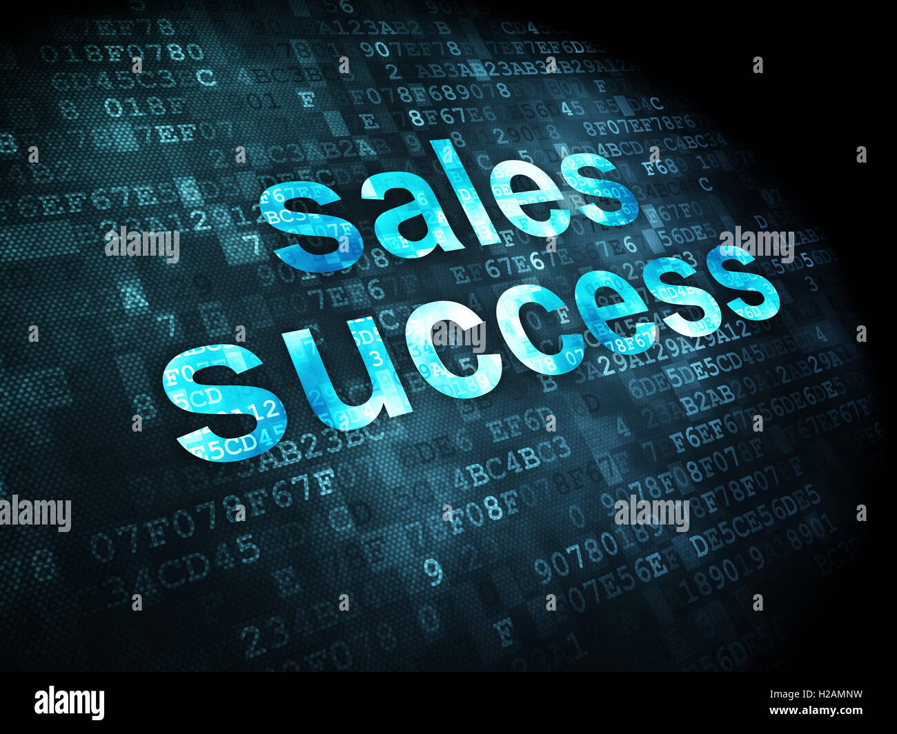Advertising concept: Sales Success on digital background Stock Photo ...