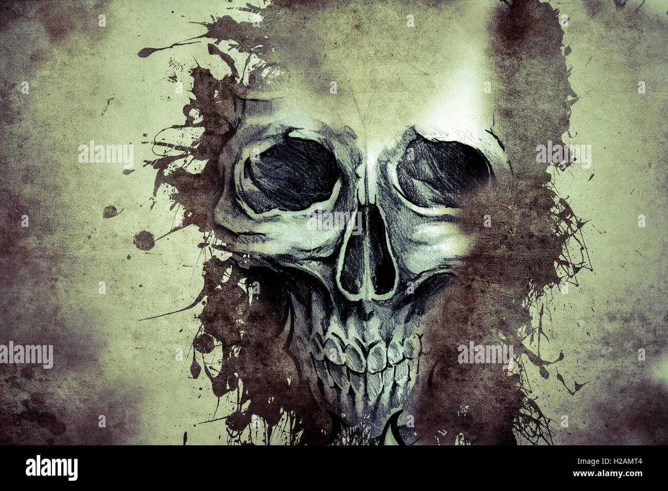 Evil clown drawing hi-res stock photography and images - Alamy