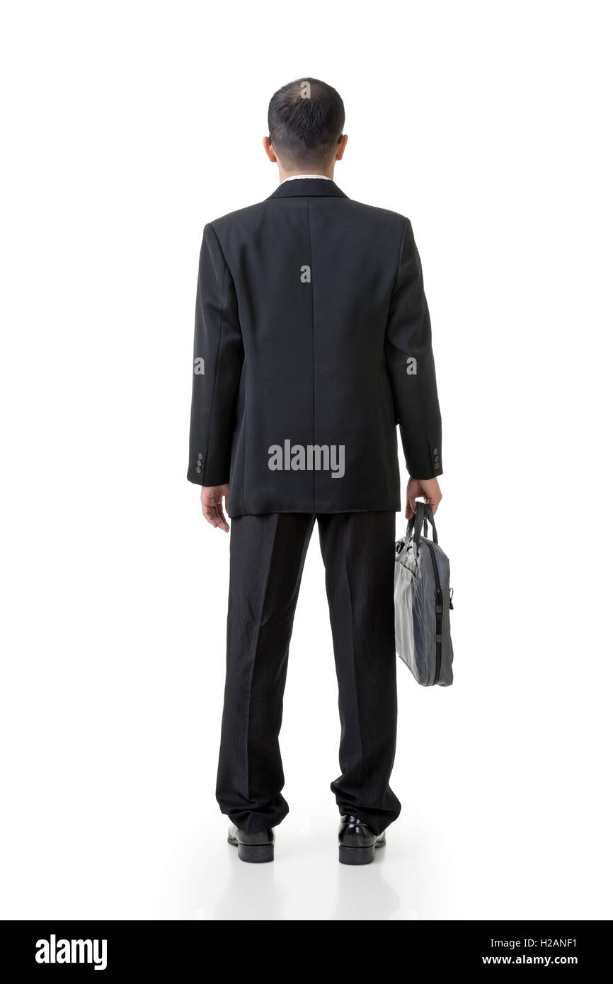 rear view of Asian businessman Stock Photo - Alamy