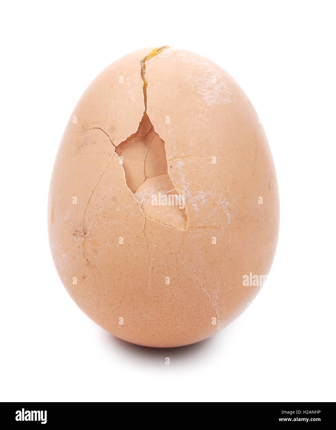 Broken boiled egg Stock Photo - Alamy