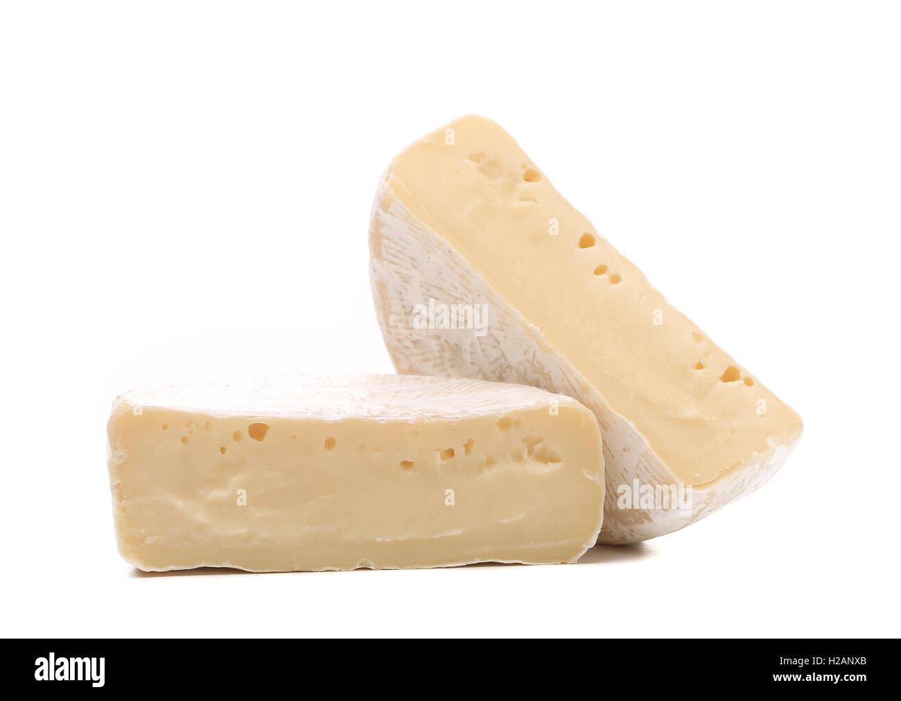 Brie cheese segment Cut Out Stock Images & Pictures - Alamy