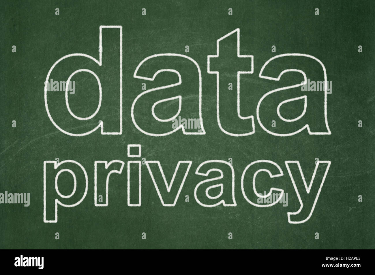 Privacy concept: Data Privacy on chalkboard background Stock Photo - Alamy