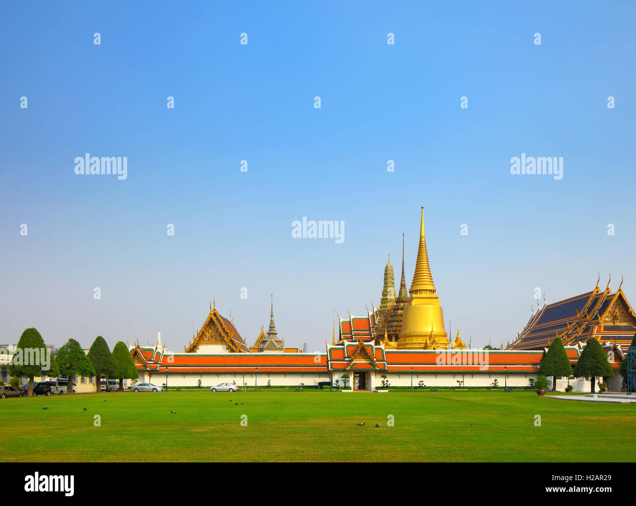 Wat pra kaew, Grand palace in Thailand Stock Photo - Alamy
