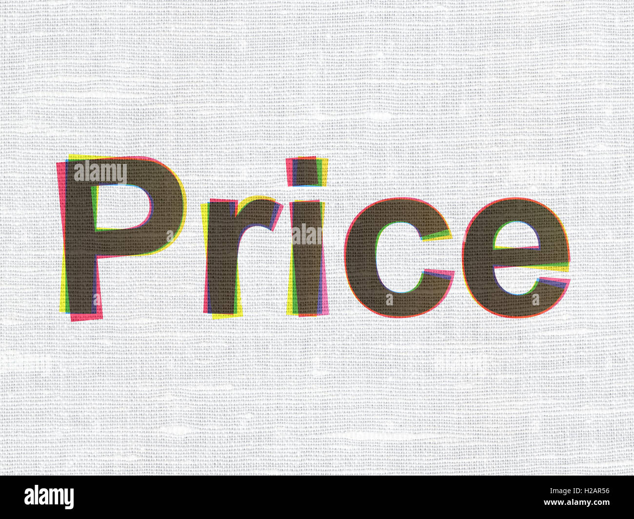 Marketing concept: Price on fabric texture background Stock Photo - Alamy